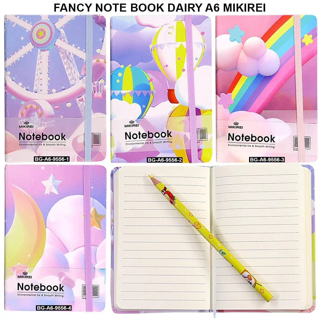 Journal Fancy Diary I Ruled & Undated I A6 I 100 Sheets