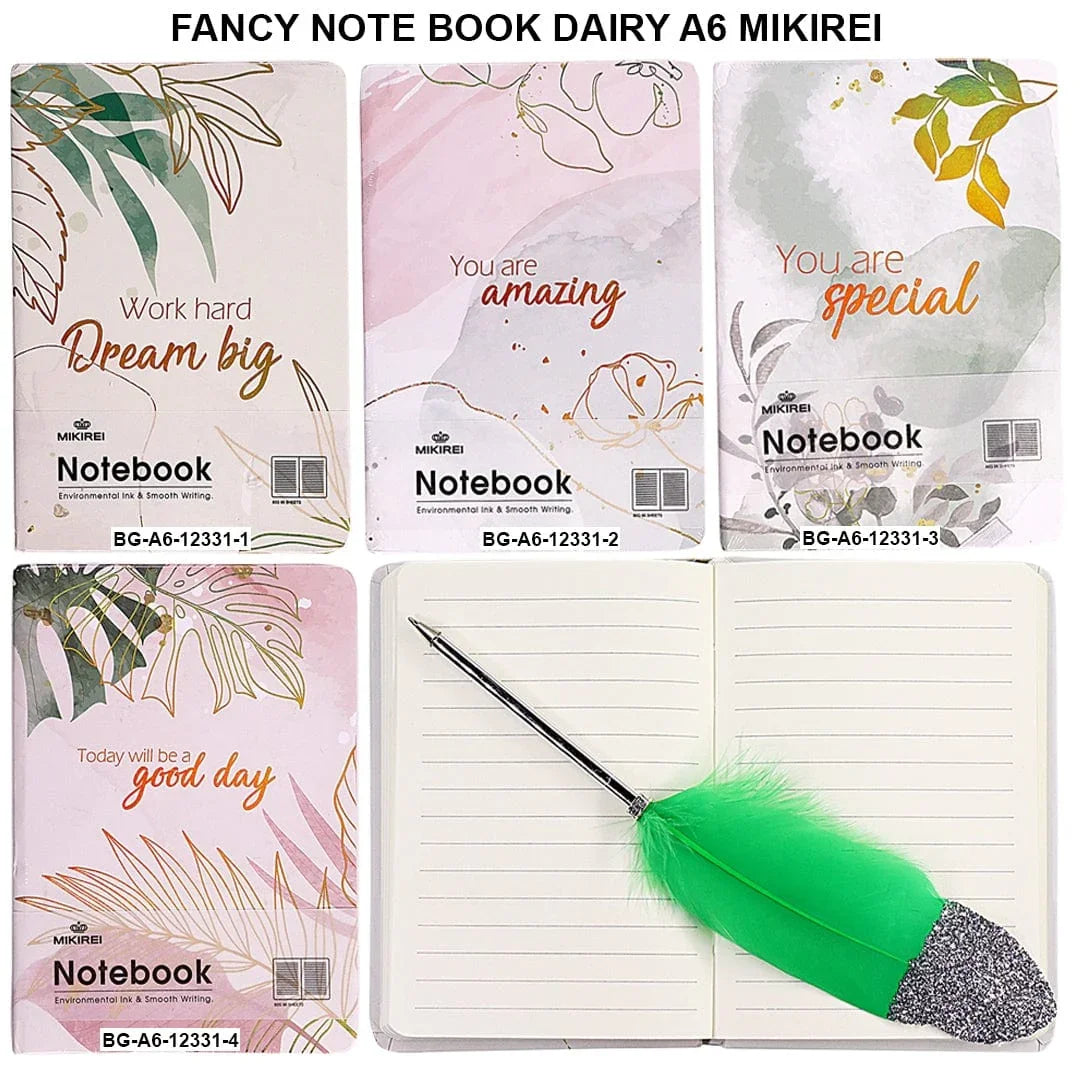 Journal Fancy Diary I Ruled & Undated I A6 I 100 Sheets – Inkarto