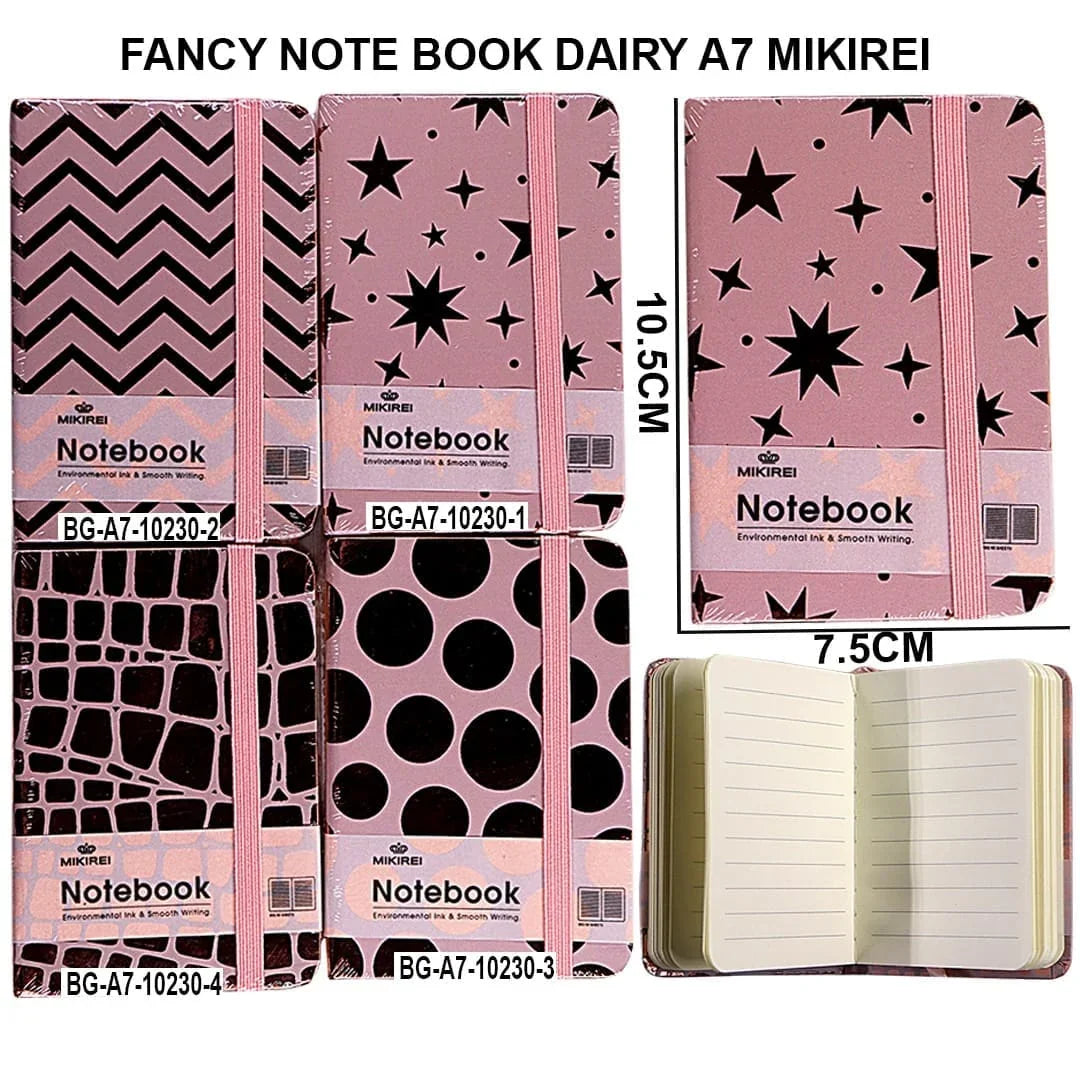 Journal Fancy Diary I Ruled & Undated I A7 I 100 Sheets Contains 1 Dia ...