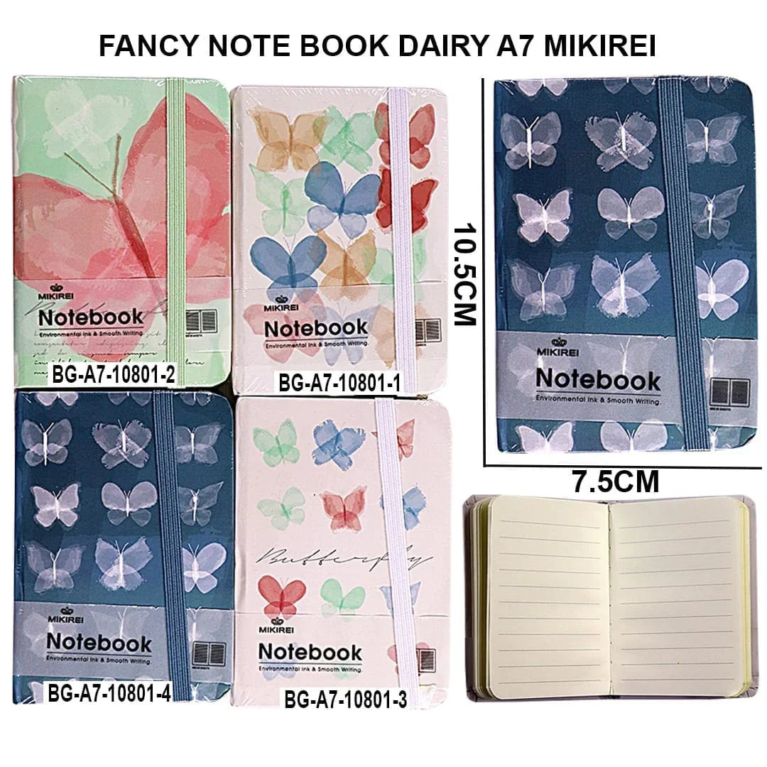 Journal Fancy Diary I Ruled & Undated I A7 I 100 Sheets