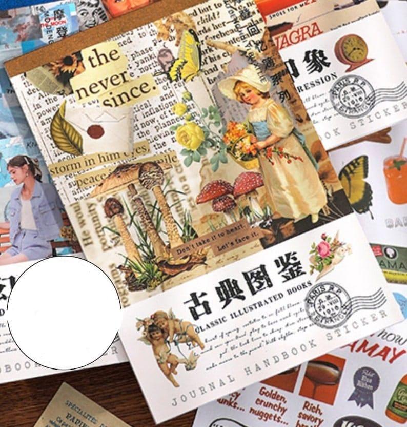 Vintage STickers for Journal | Inkarto