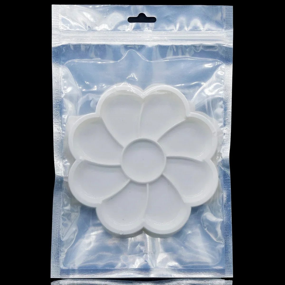 Round Flower small Colour Mixing Plate