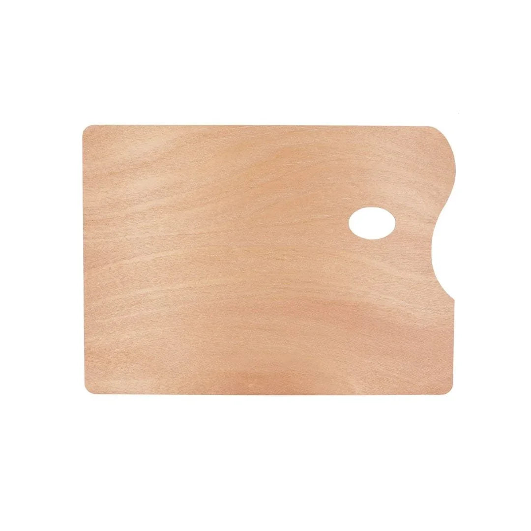 Small Rectangular Wooden Colour mixing plate – Inkarto
