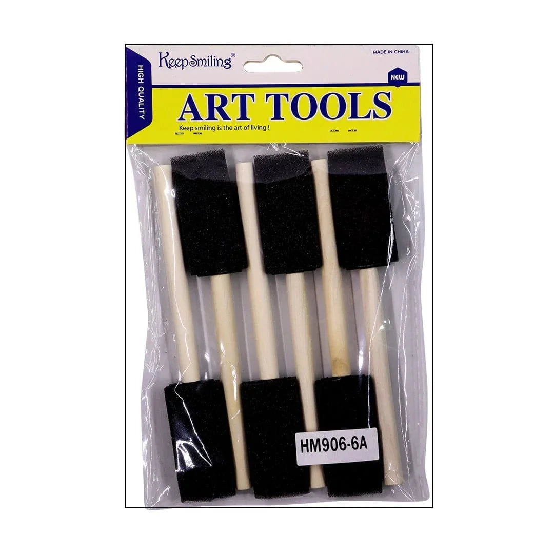 Sponge Brush set 6 pcs – Inkarto