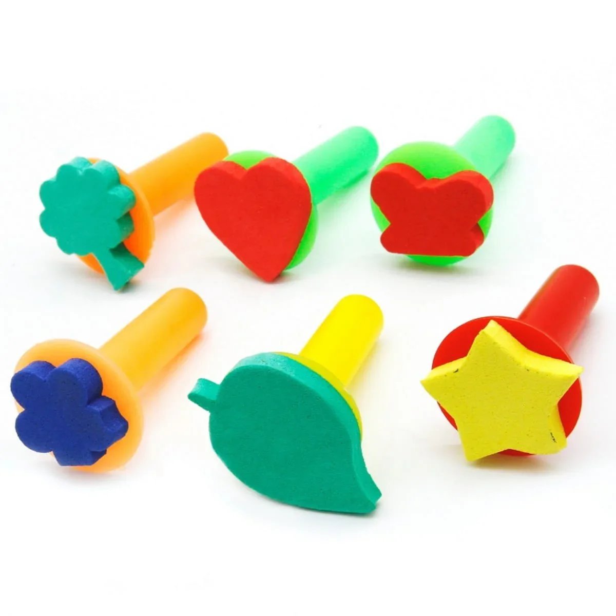 Sponge Brush Set 6pcs 036 – Inkarto