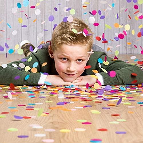 pastel confetti decor cutouts rounds - 15 Grams packing