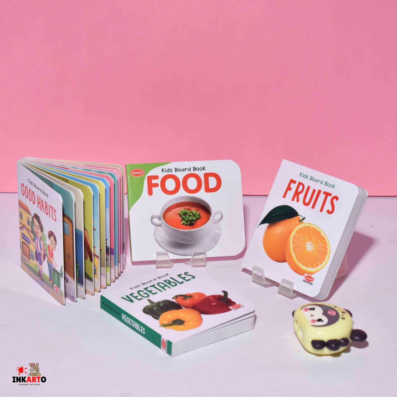 Bright and Colourful Board Books for Kids | Learn About Food,Fruits an ...